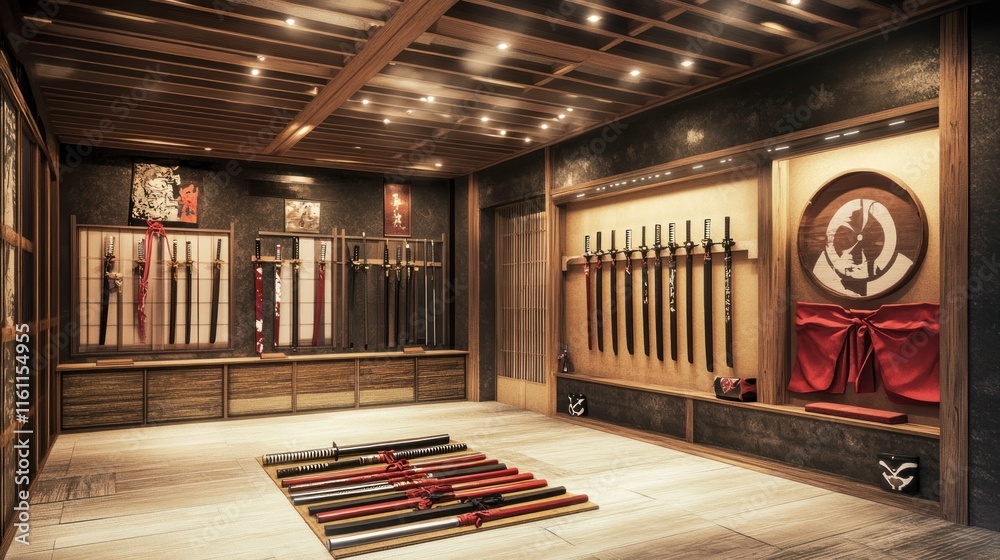 Japanese Samurai Sword Room: An Exquisite Collection of Katana ...