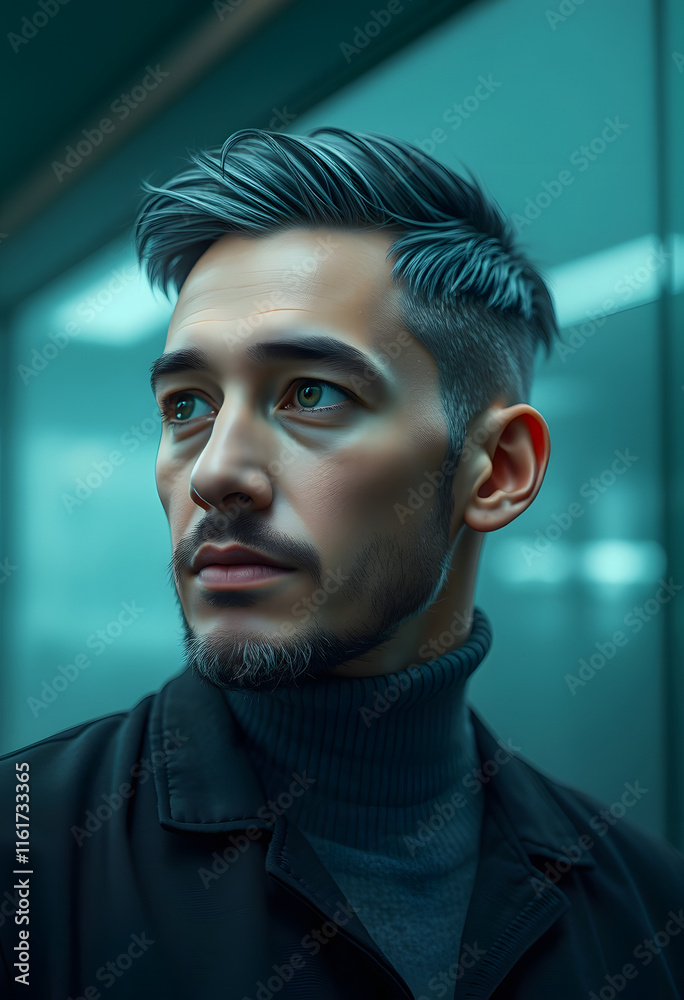 Foto de Stock Realistic photo theme, made by AI generation, this persons are fictitious and does ...