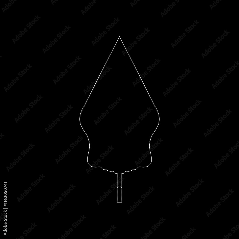 Vector de Stock "Gunungan Wayang" Silhouette, a 'gunungan' is a ...