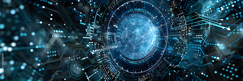 Intricate Abstract Representation of an Encoder Symbol in Digital Data ...