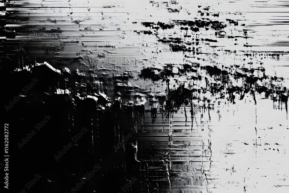 Abstract futuristic cyberpunk displacement map for 3d rendering. Random ...