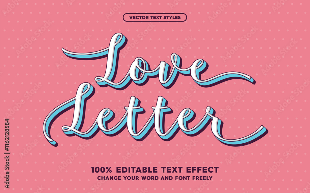 Text effects with playful lettering, nice color background. Perfect for ...