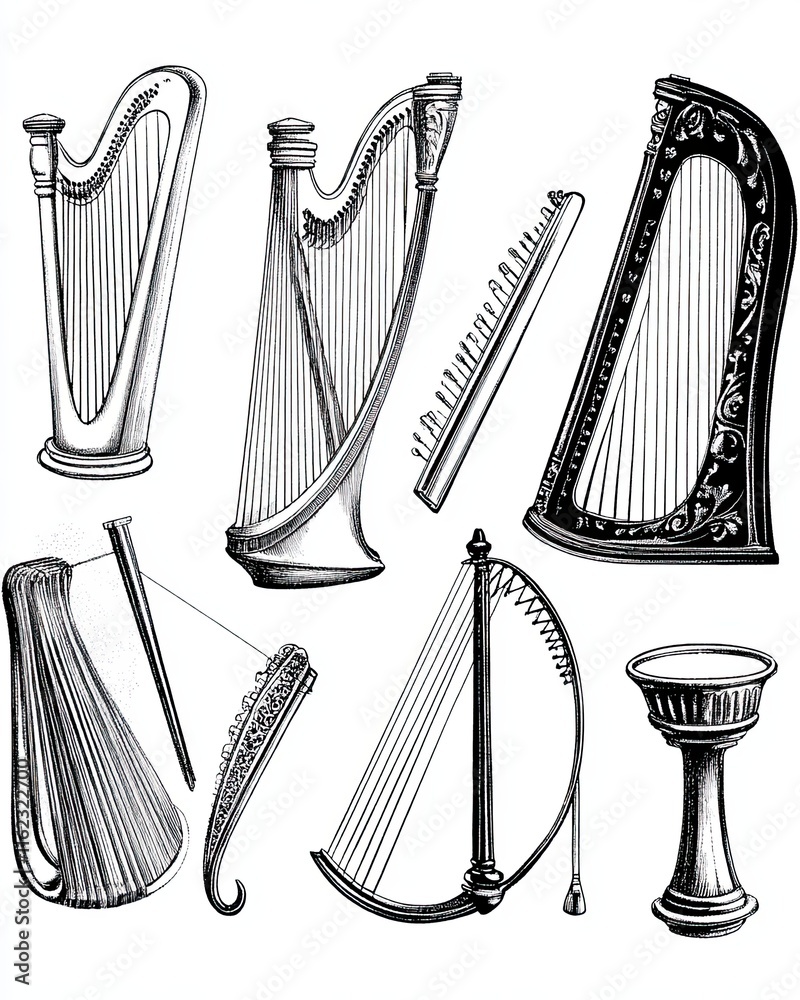 Exploring the Intricate Beauty of Folk Celtic Musical Instruments ...