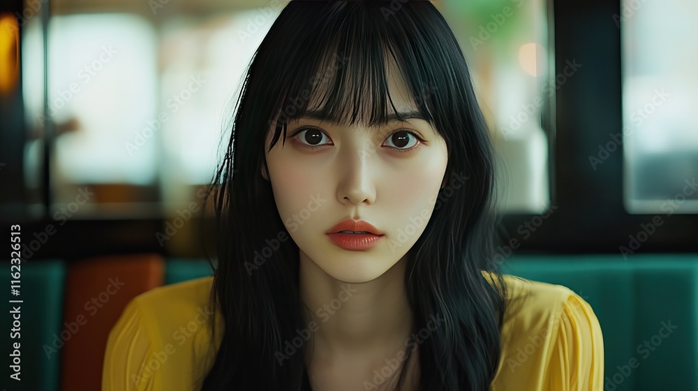 Ilustración de Stock Intellectual East Asian Woman in Professional ...