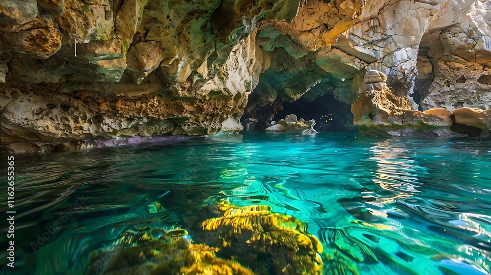 Cave reefs are unique and fascinating ecosystems where underwater caves ...