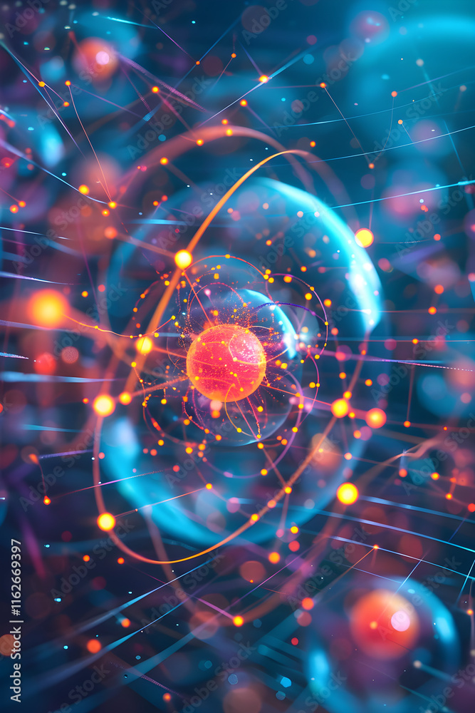 Visual Representation Of Electron Configuration Illustrating Atomic