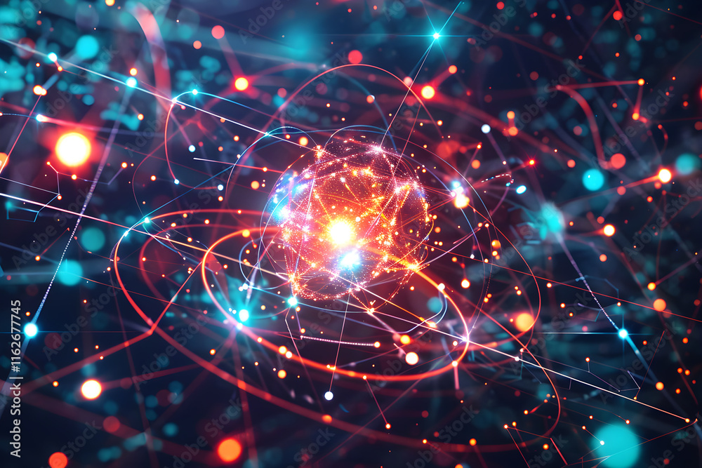 Visual Representation Of Electron Configuration Illustrating Atomic