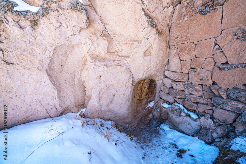 Photo Stock Keşlik Monastery, Nevşehir, Turkey-November 30, 2024 ...