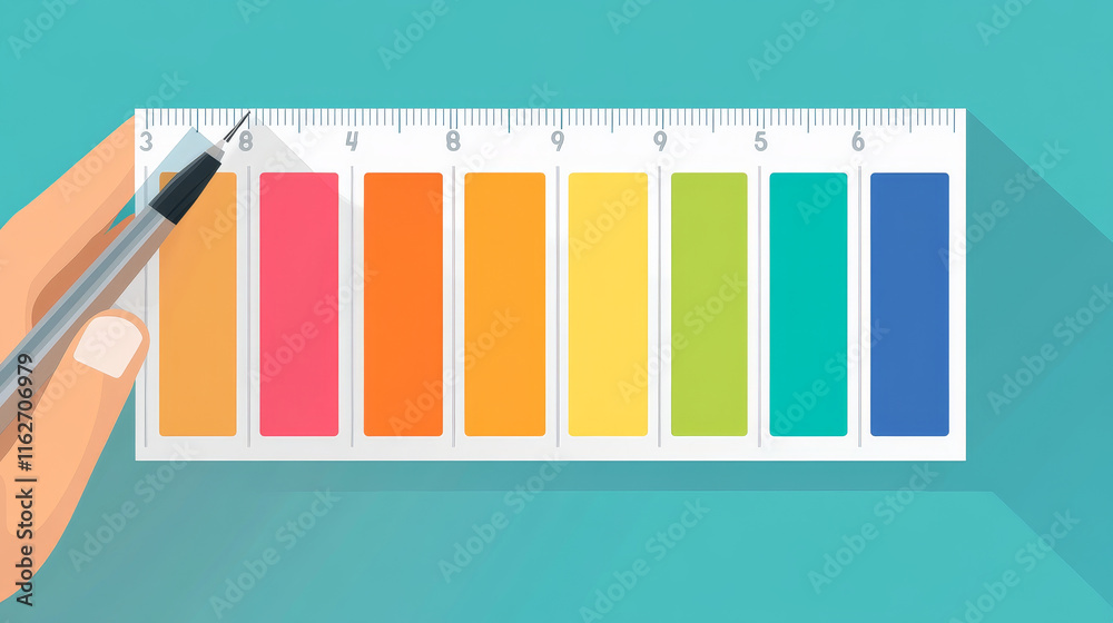 Pain scale with vector level chart for pain and stress meter. Health ...