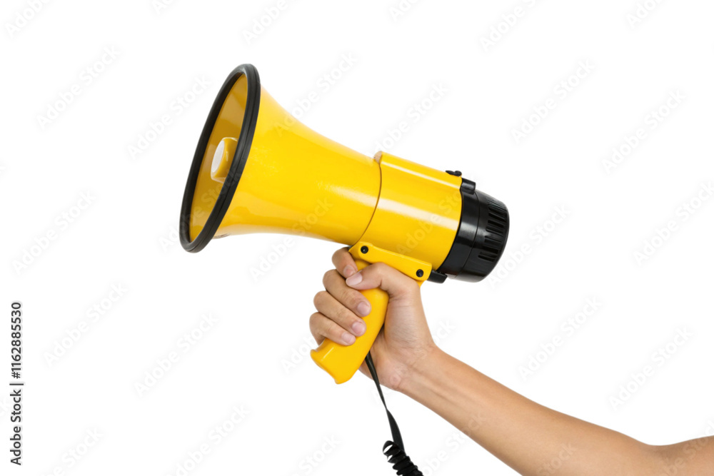 megaphone isolated on transparent background png Stock Photo | Adobe Stock