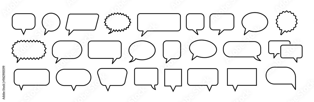 Message bubbles icons. Design for chat. Vector message tablog. Vectone ...