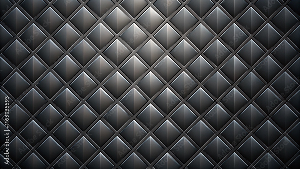Embossed diamond pattern on a dark gradient background, with subtle 3D ...