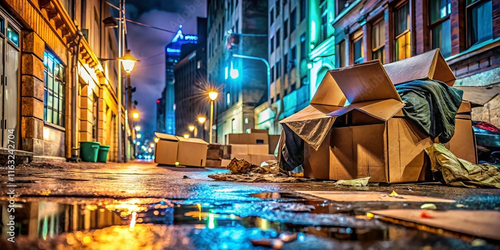 Worm's Eye View: Street Life, Cardboard City, Urban Poverty, Homeless ...