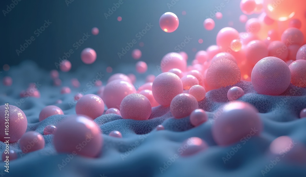 Interactive Bubble Chart: A realistic bubble chart with floating, semi ...