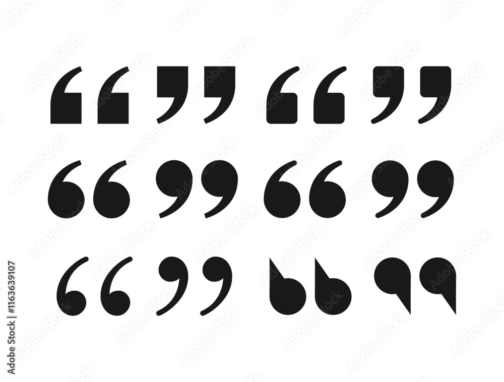 inverted speech marks