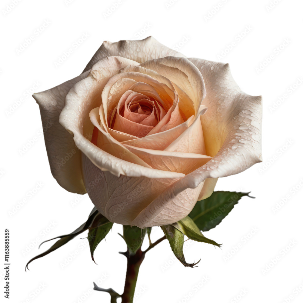 single red rose with transparent background PNG and JPEG image Stock ...