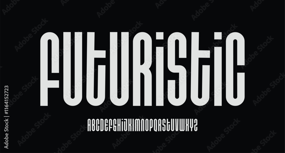 Modern Alphabet Condensed Font , italic ,Uppercase Typography urban ...