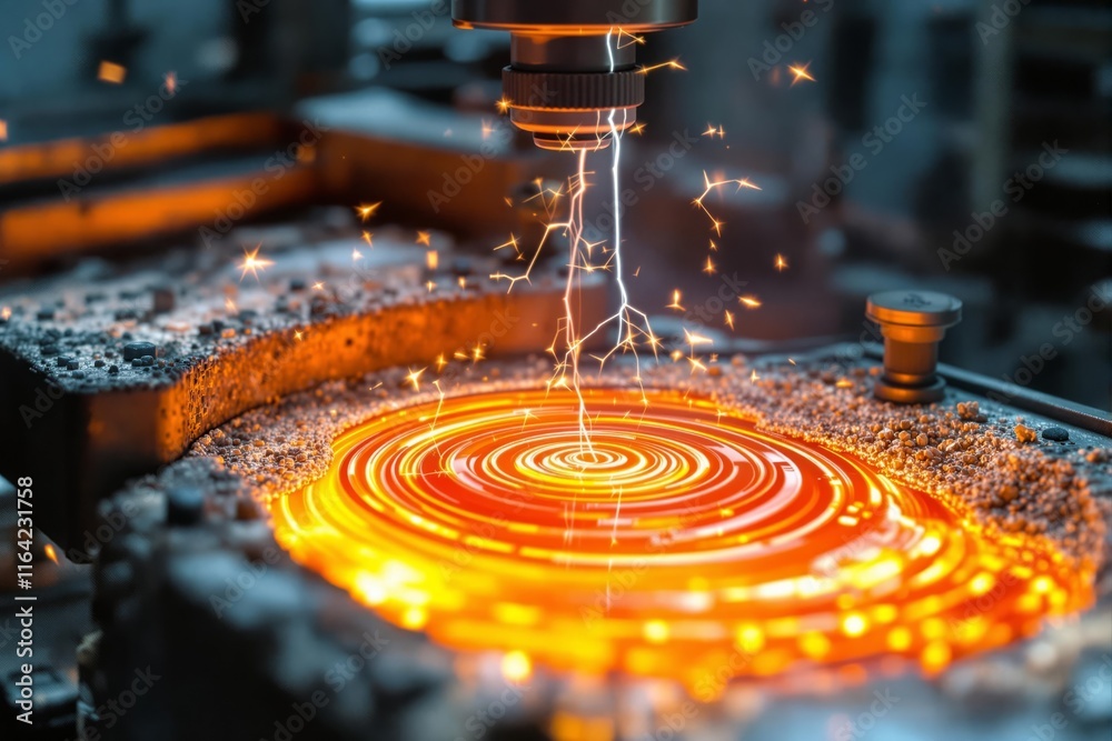 Spark Machining Rare Earth Metal. Electrical discharge machining (EDM ...