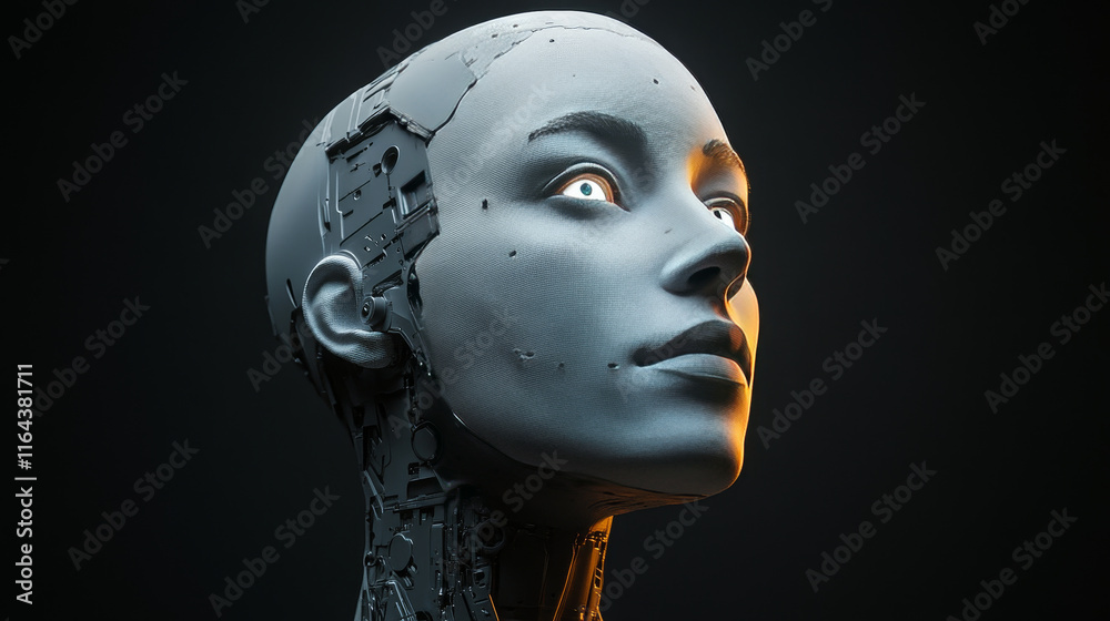 Ilustración de Stock Robots evolution time line, artificial ...