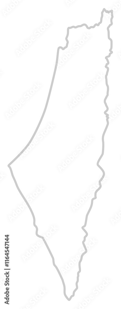 Palestine Map before 1948, Flat Style, can use for Art Illustration ...