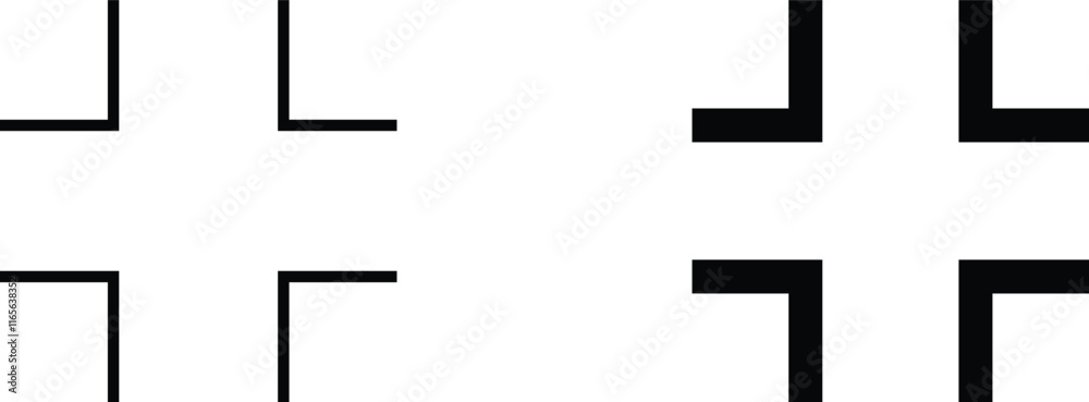 Full screen and exit full screen icon set. Maximize screen size full ...