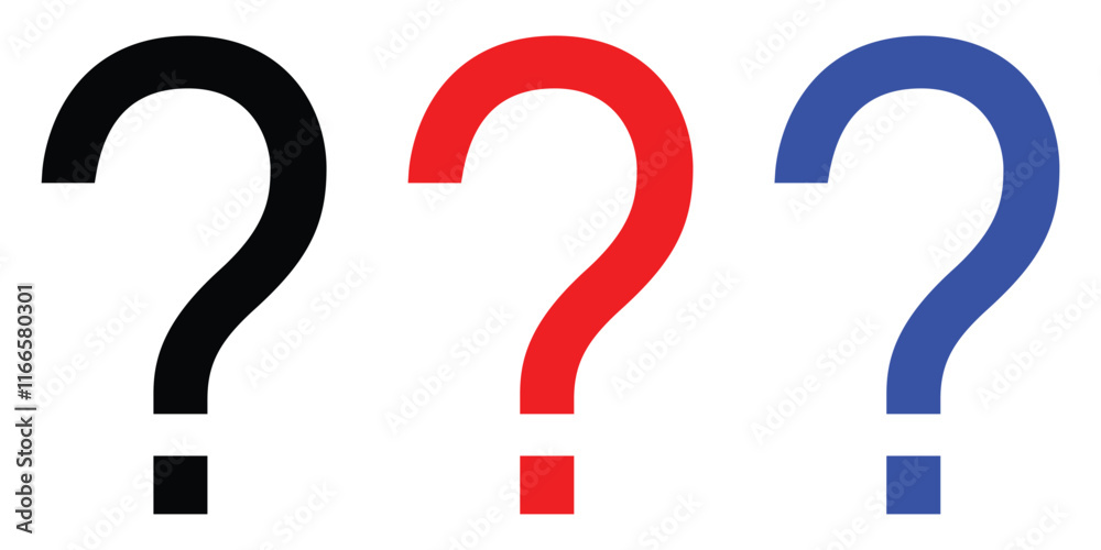 question mark icon, Question mark one line art, hand drawn asking sign ...