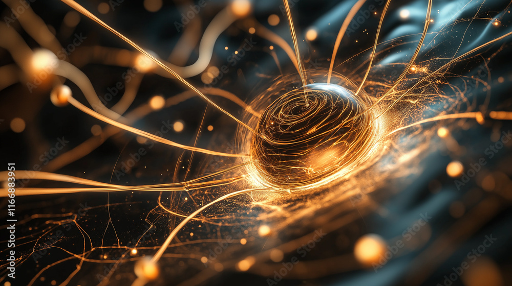 Interaction of the magnetic field with the external structure of space ...