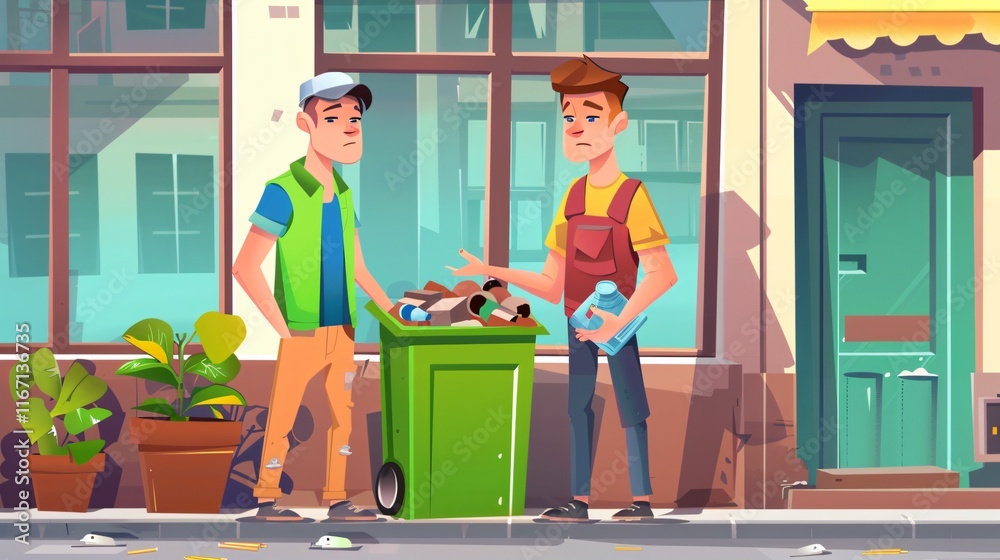 Proper and Improper Disposal of Garbage: Visual Examples for Education ...