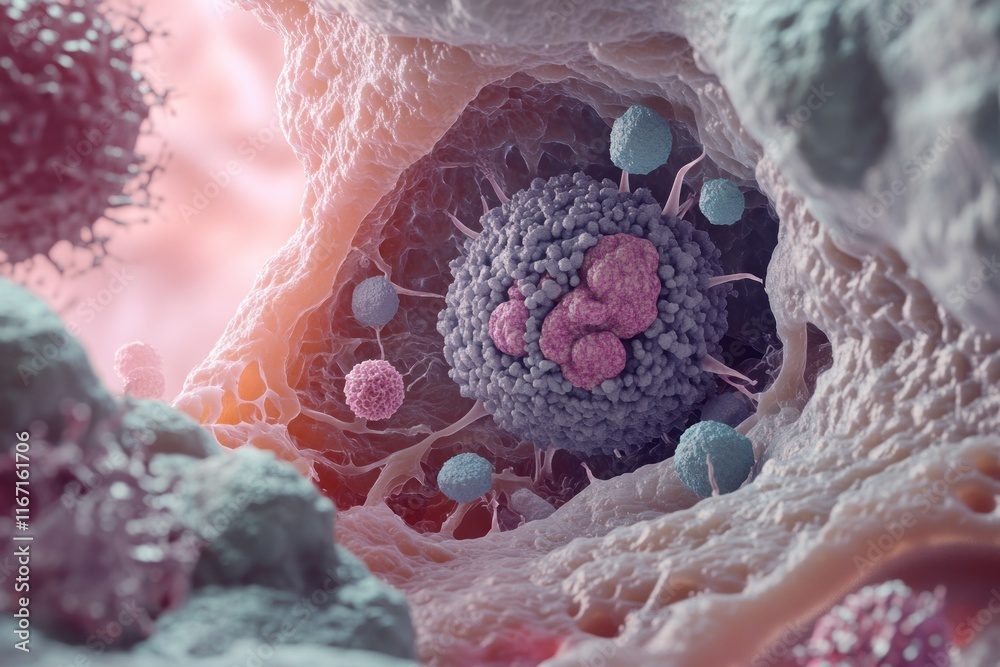 Microscopic study reveals the complex structure of a human skin cell ...