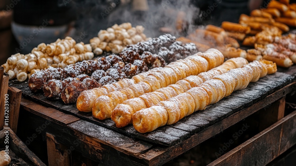 Trdelnik is street food of Prague. It considered a traditional national ...