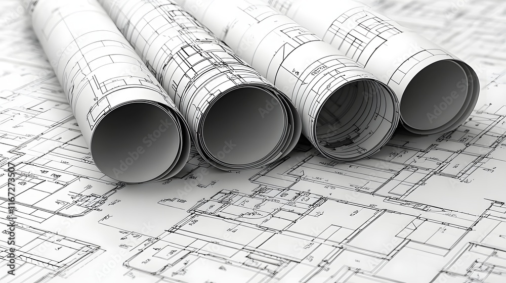 Structural Engineers Collaborating with Architects to Finalize Building Design Plans Technical ...