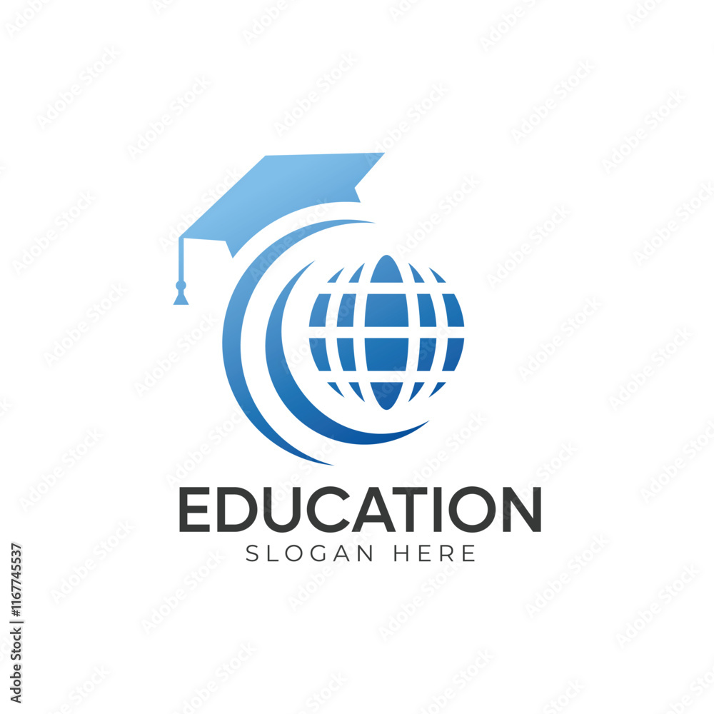 Best student with book logo vector. Education logo template design ...