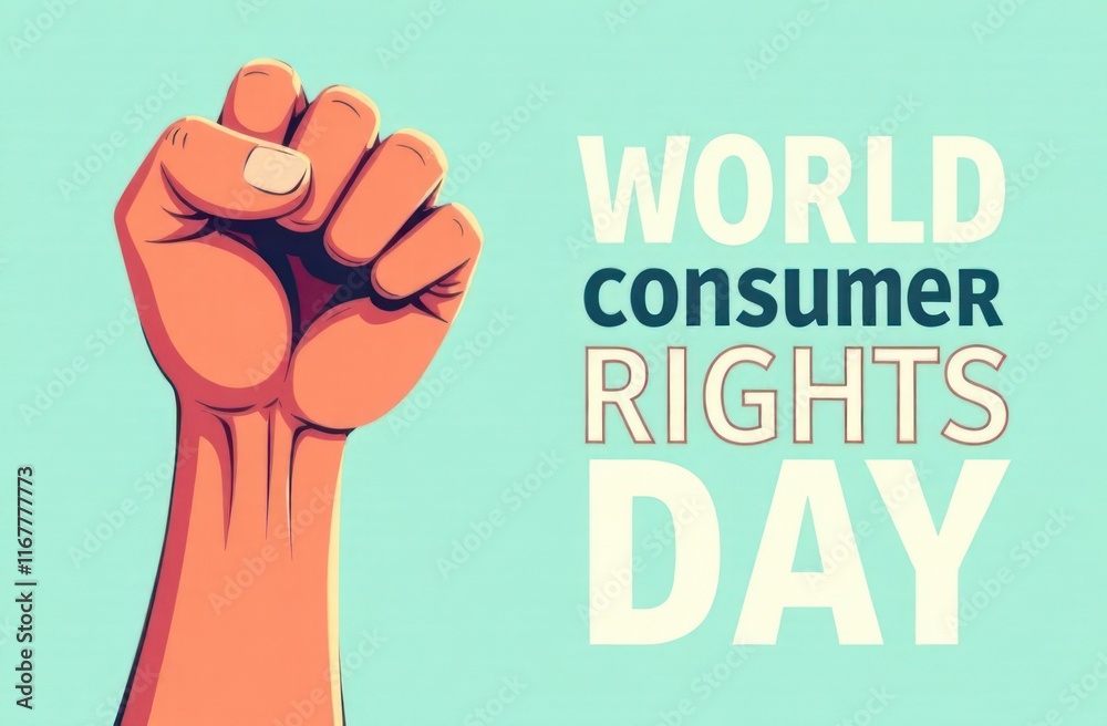 Ilustración de Stock raised fist illustration with bold text world ...