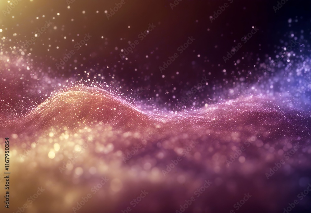 analytics wave data digital 4k representation particles render ...