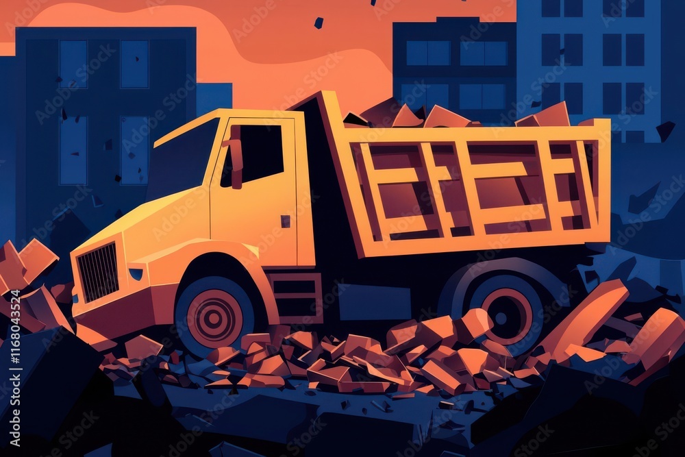 car wrecks concept. A dynamic infographic showing glowing steps ...