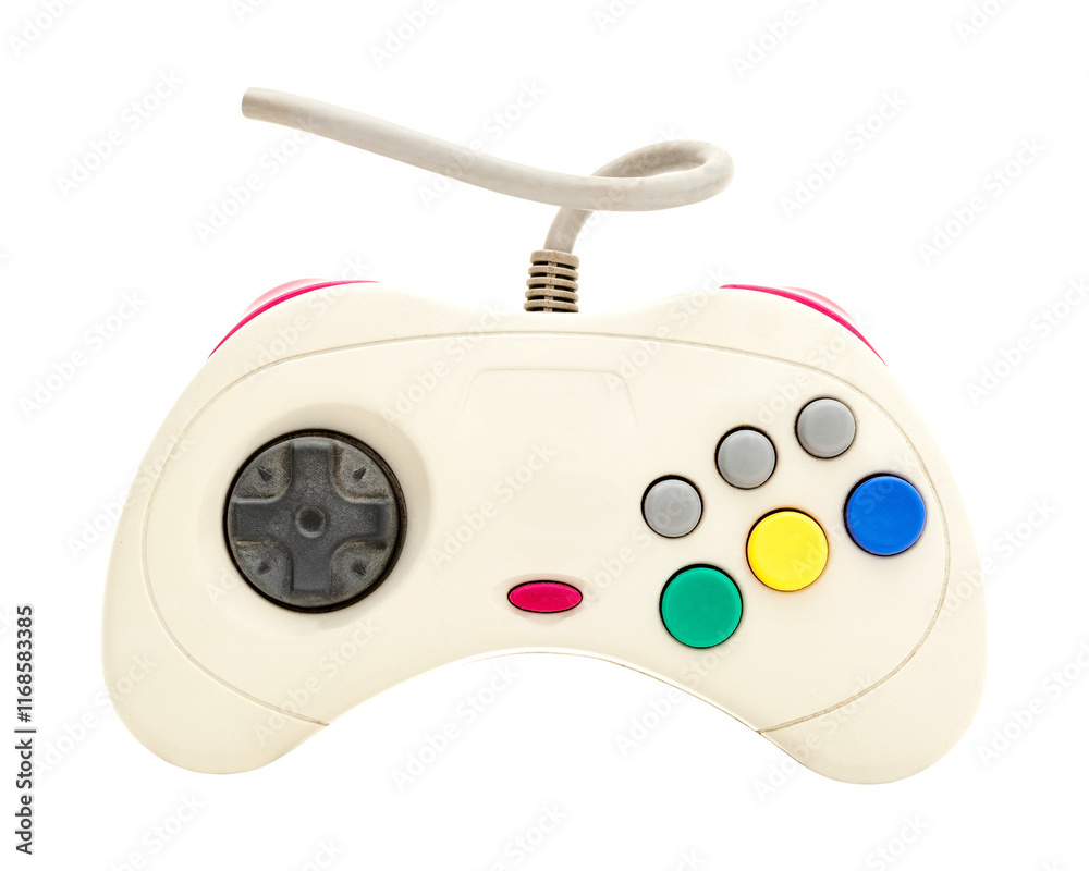 PNG Vintage white wire game controller , collage element, transparent ...