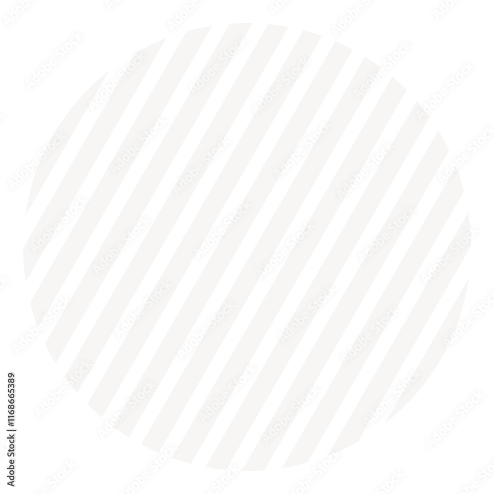 Striped circle png sticker, geometric shape with pattern on transparent ...