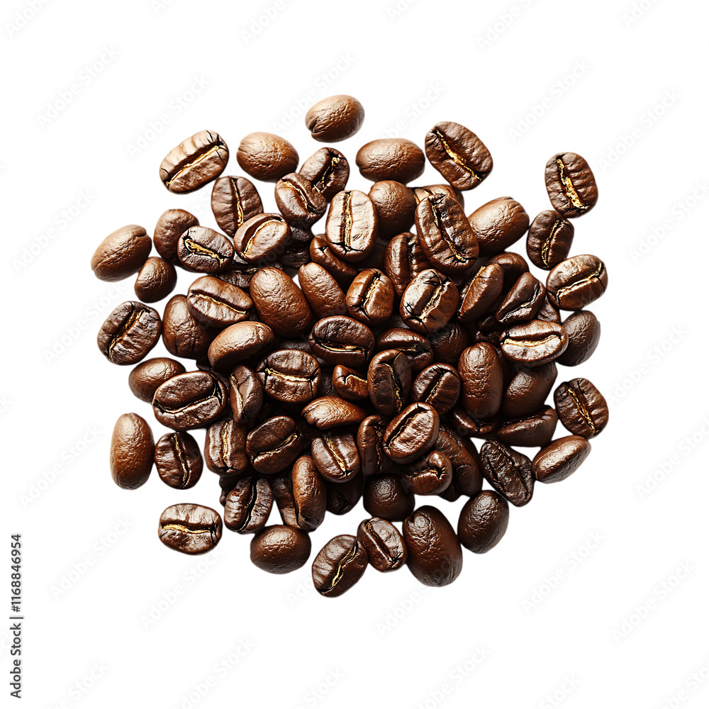 coffee bean isolated on a transparent background, in PNG format, coffee ...