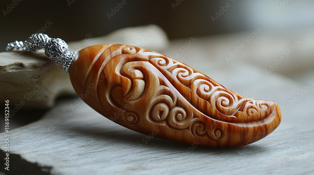 Beautifully crafted 'Maori' bone pendant worn women in New Zealand ...