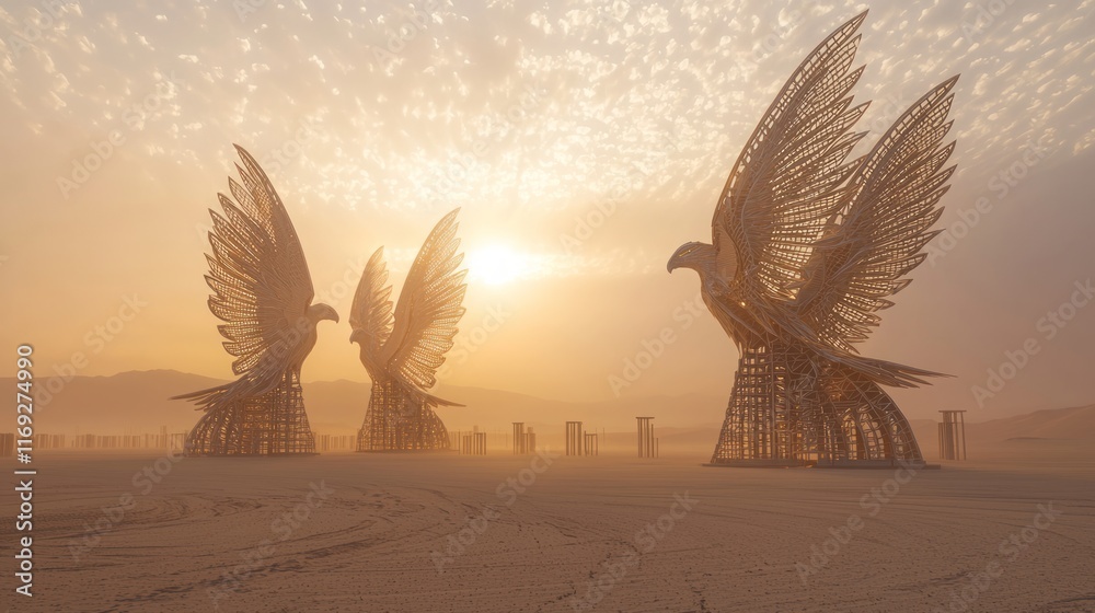 Falcon-Shaped Tower Cluster with Advanced Solar Reflectors in ...