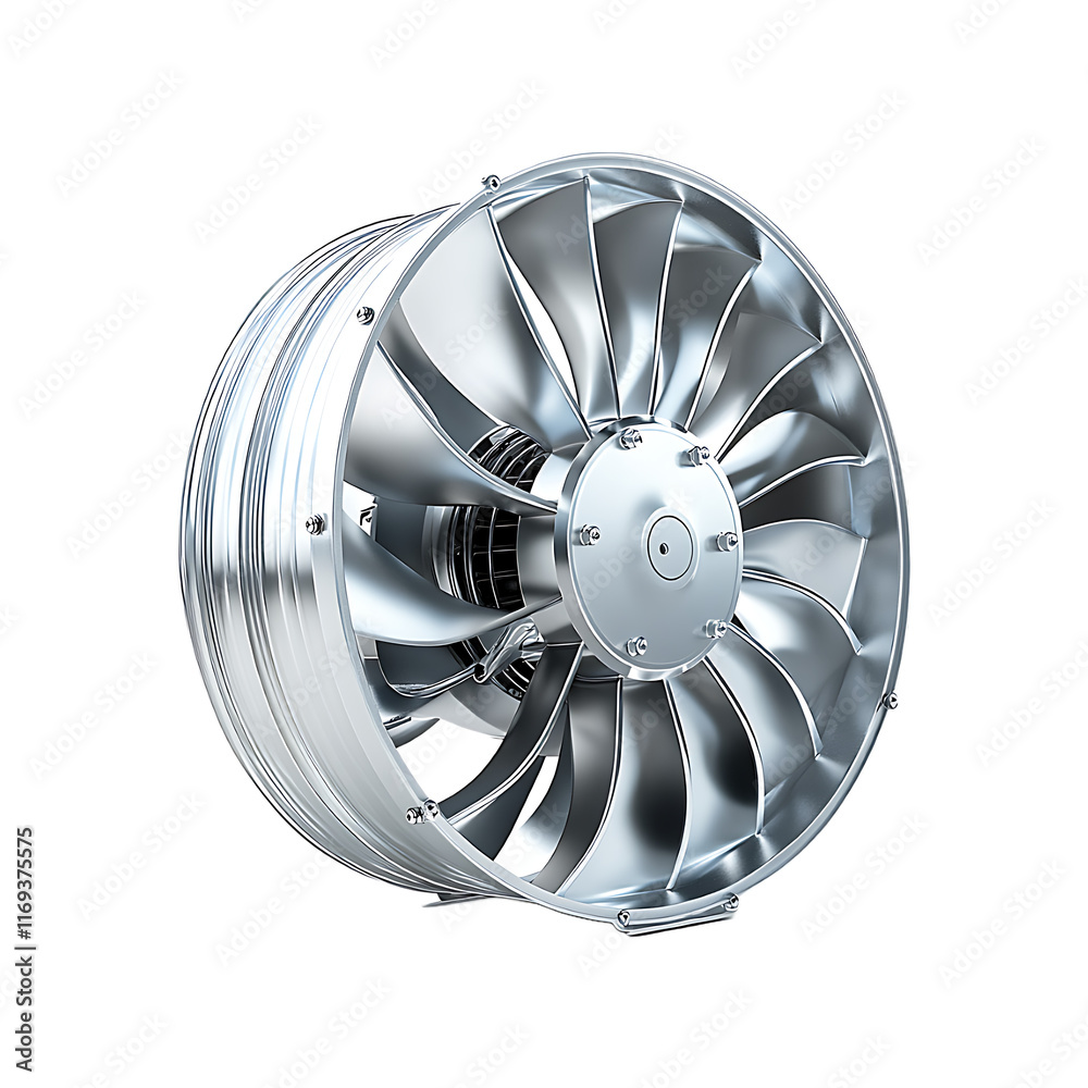High-Performance Air Blower isolated transparent background. High ...