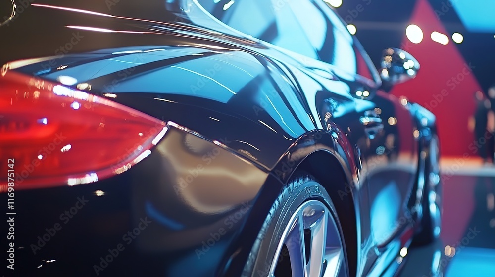 Car color change film color card display board showcasing a variety of ...