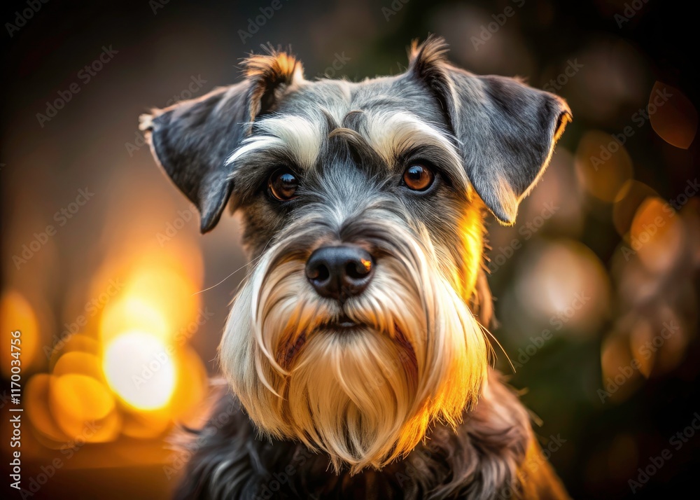 Celebrate the unique beauty of Schnauzers; breathtaking portraits of ...
