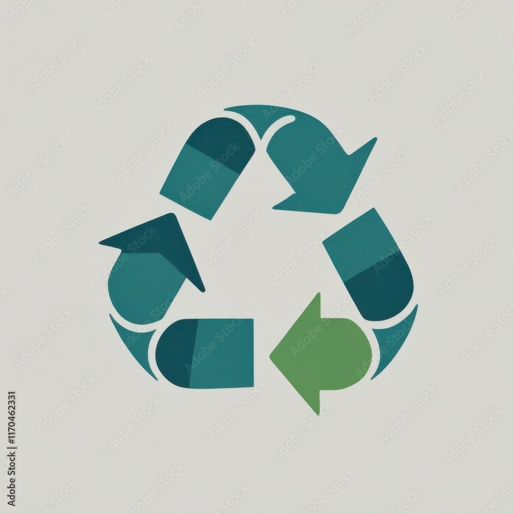 "Iconic Triman symbol representing recycling guidelines in France ...