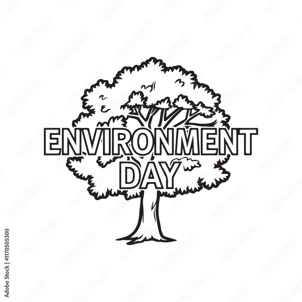 Love Earth Isolated Coloring Page for Kids.Happy Environment Day ...