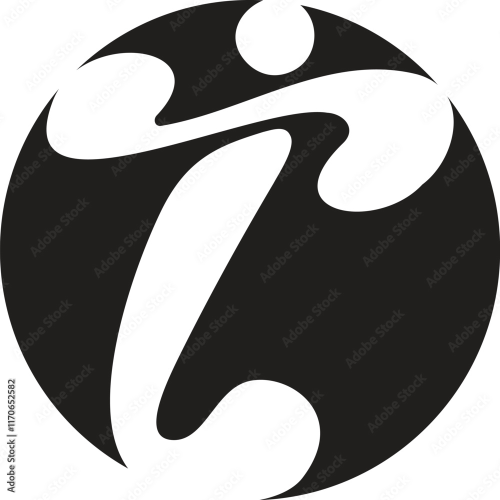 Letter TI logo design branding Alphabet letters Initials Monogram logo ...