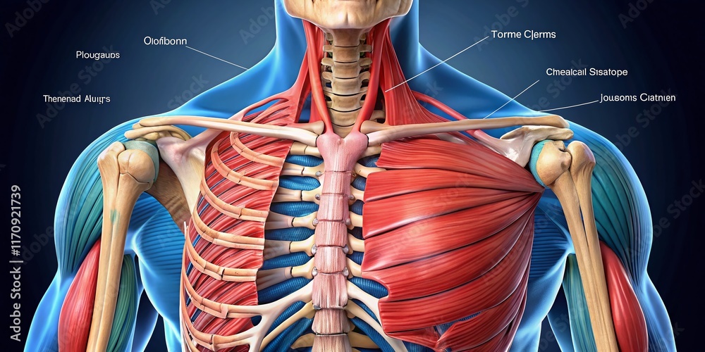 Human Anatomy Triceps Brachii Muscle Origin & Insertion: Detailed ...