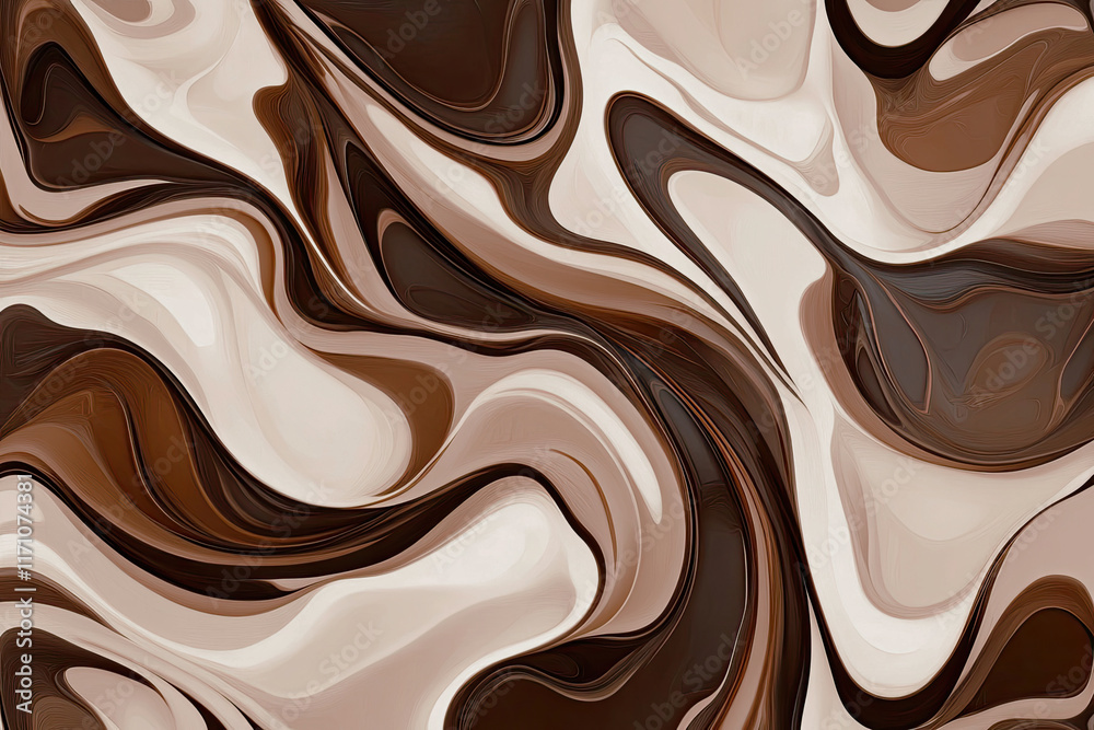 Mocha mousse color trend for 2025 featuring rich brown swirls and ...
