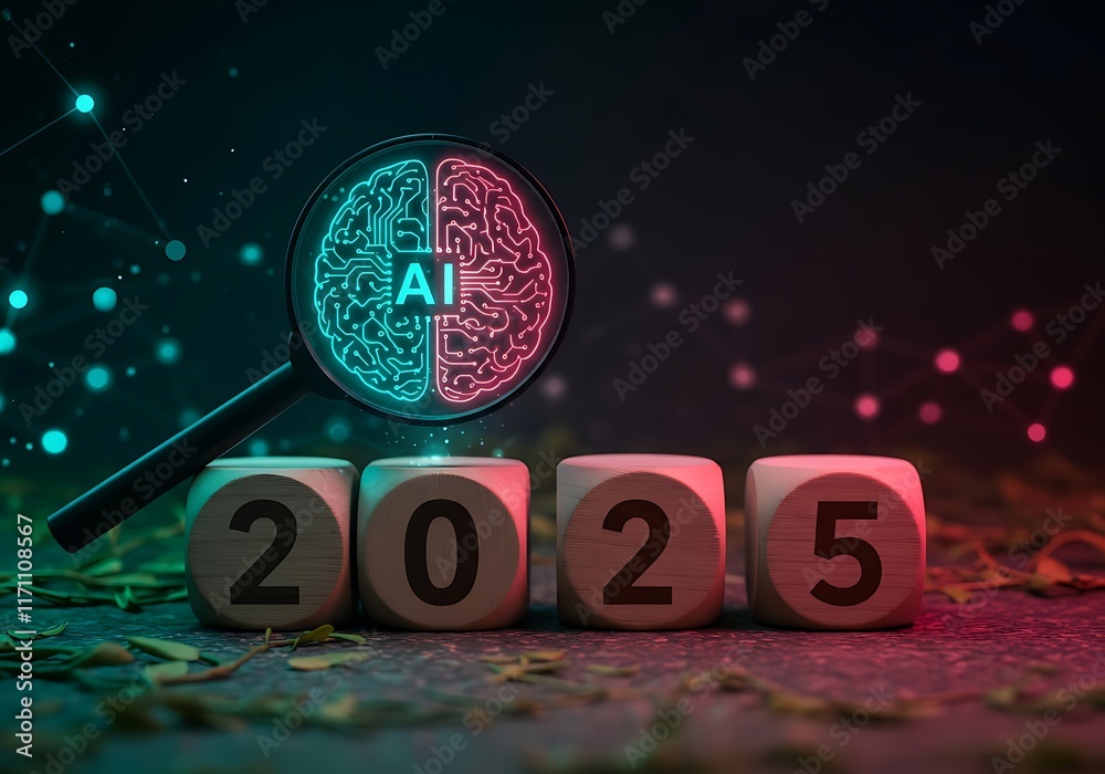 Fotografie AI-Powered Human Brain intelligence ,AI and neuroscience visual ,Neural network ...