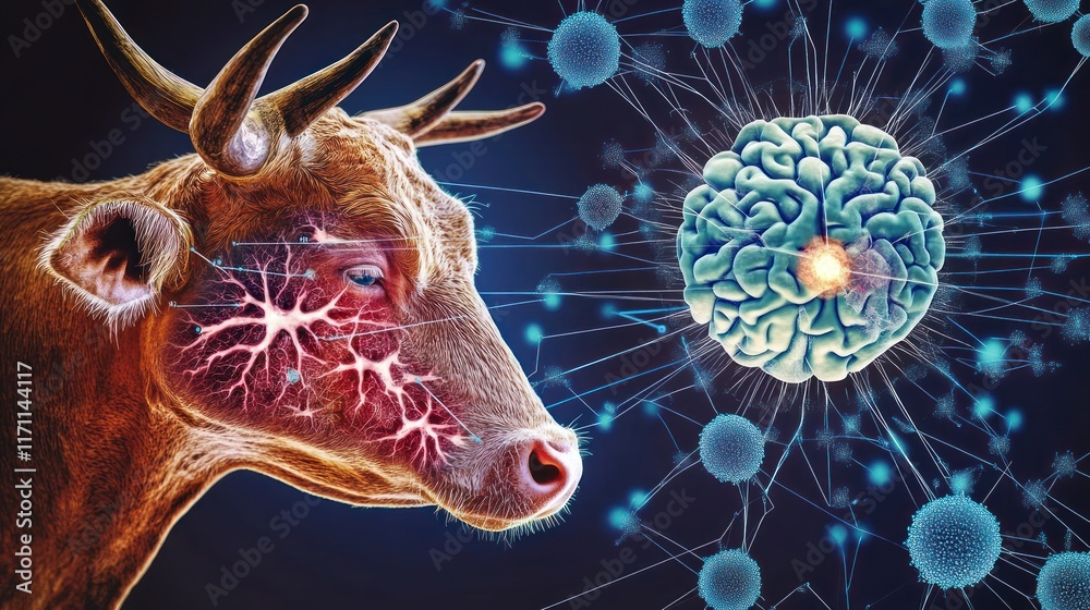 Bovine Spongiform Encephalopathy: A Visual Depiction of Mad Cow Disease ...